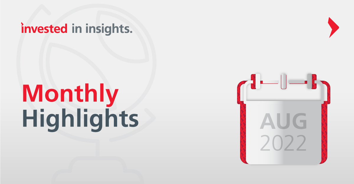 Monthly highlights August