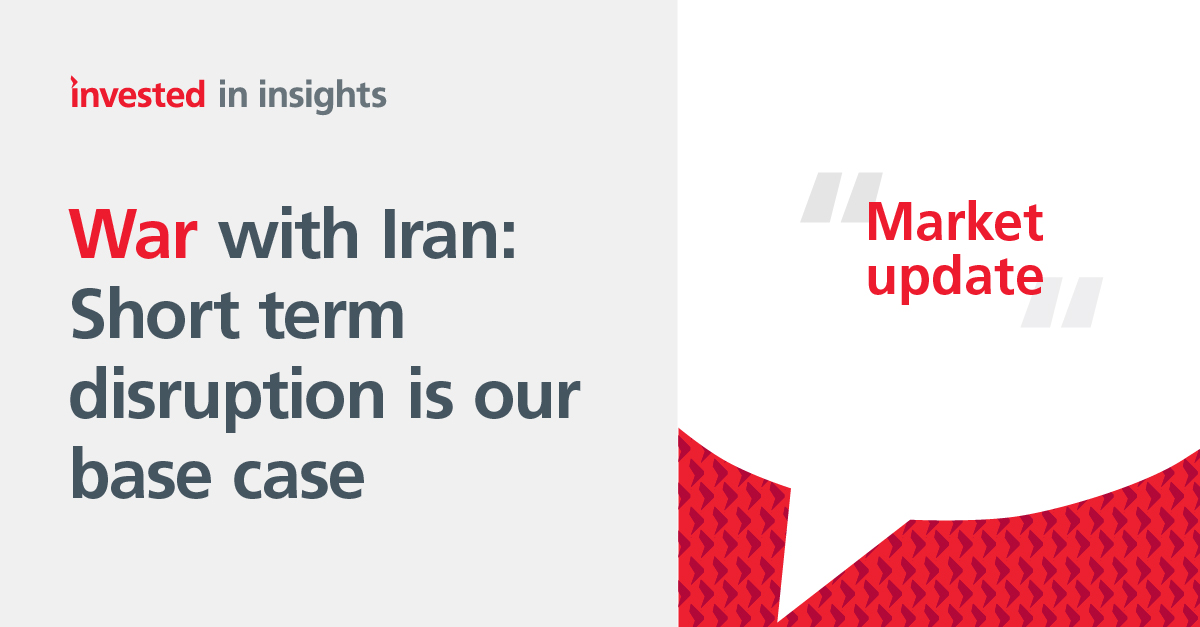 War with Iran Short term disruption is our base case